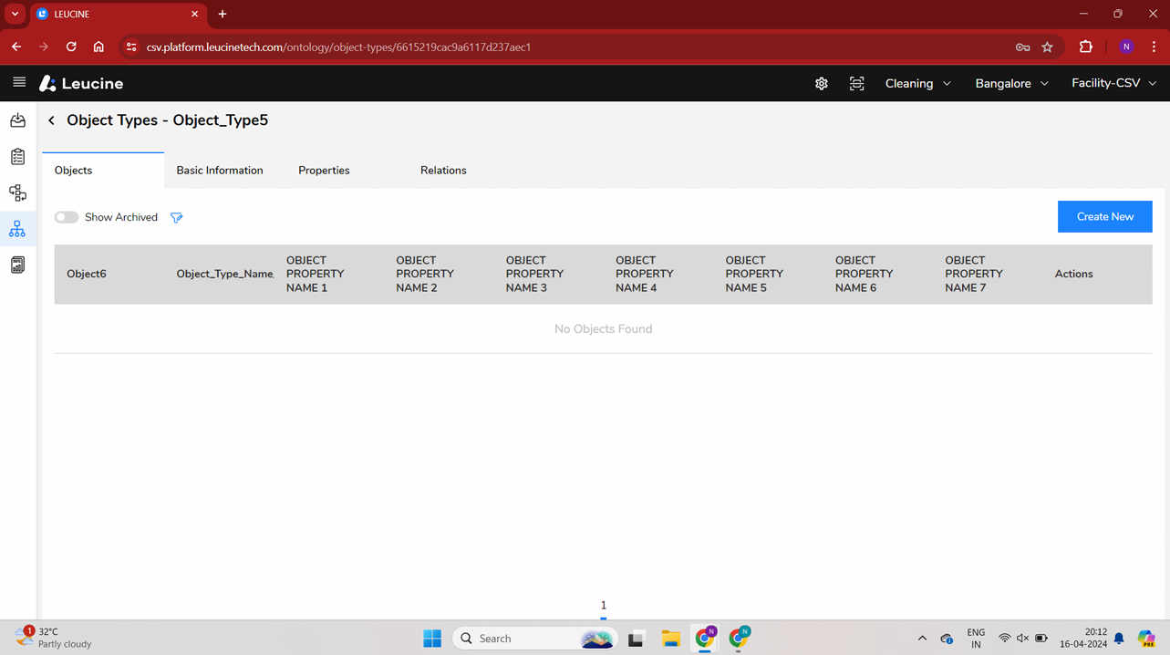 How to Add a New Object for a Selected Object Type (v2)