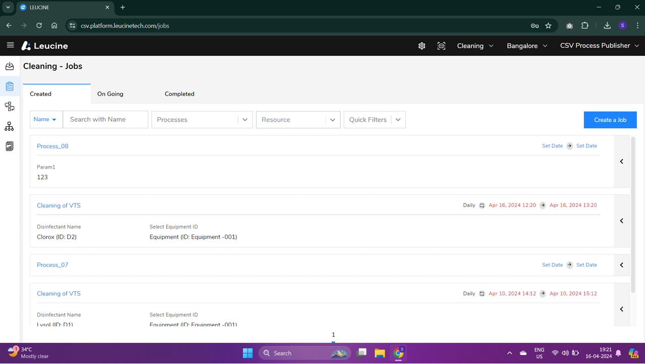 How to View Activity Log for a Job (v2)