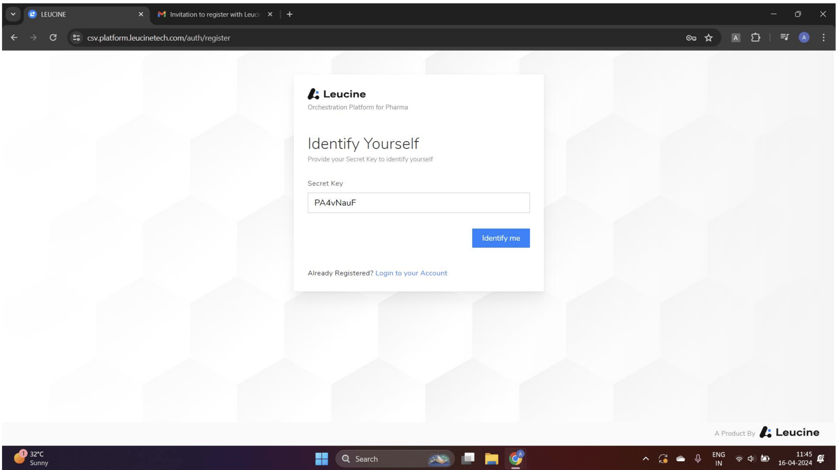 How to Register via an Invite Link