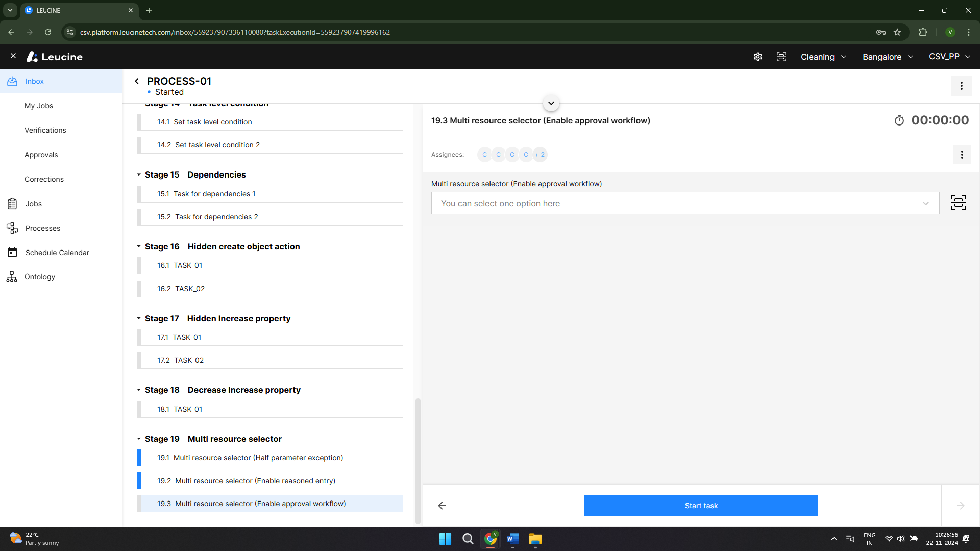How to Execute a Multi-Resource Selector with Approval Workflow
