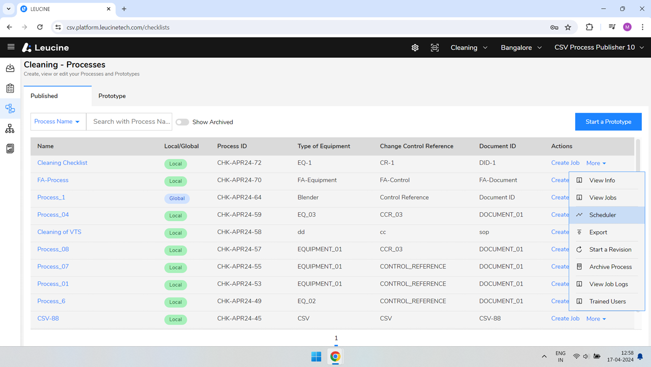 How to Create a Job Scheduler for a Process