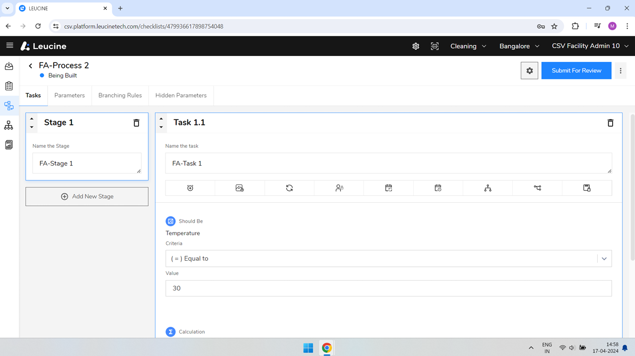 How To Set Task Recurrence While Drafting A Process 
