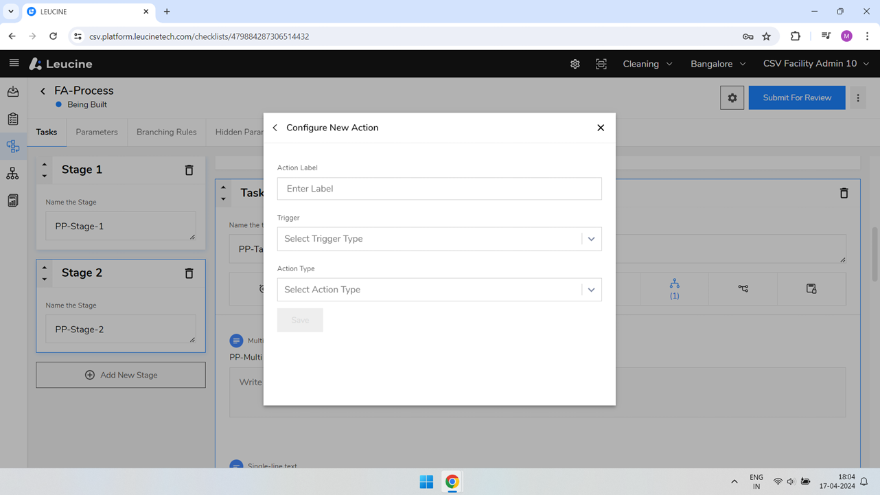 How to Configure a Set Property Action with 'should Be' Parameter