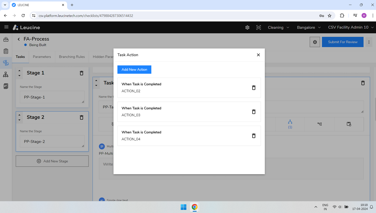 How to Configure a Set Relation Action with Multi-resource Parameters