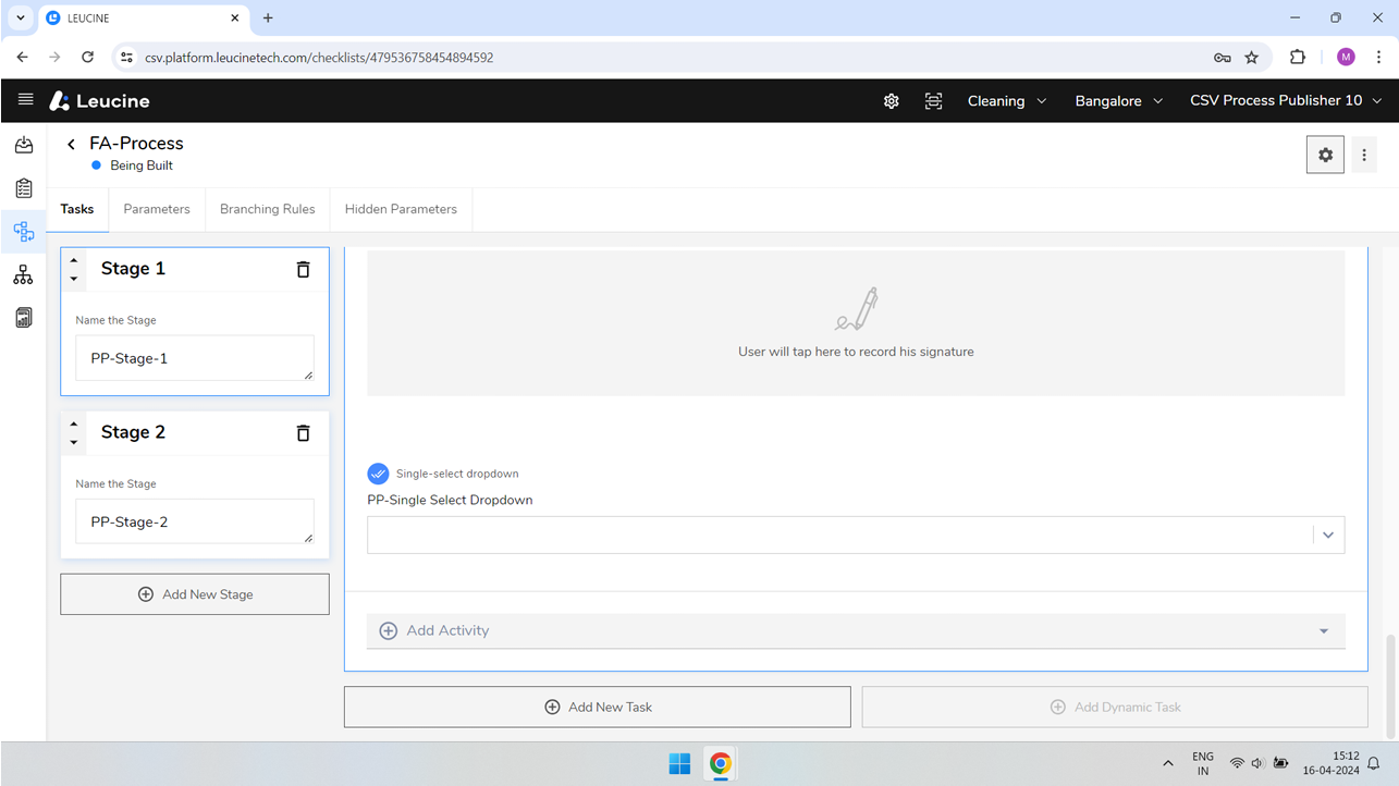 How to Create a Multi Select Dropdown Process Parameter