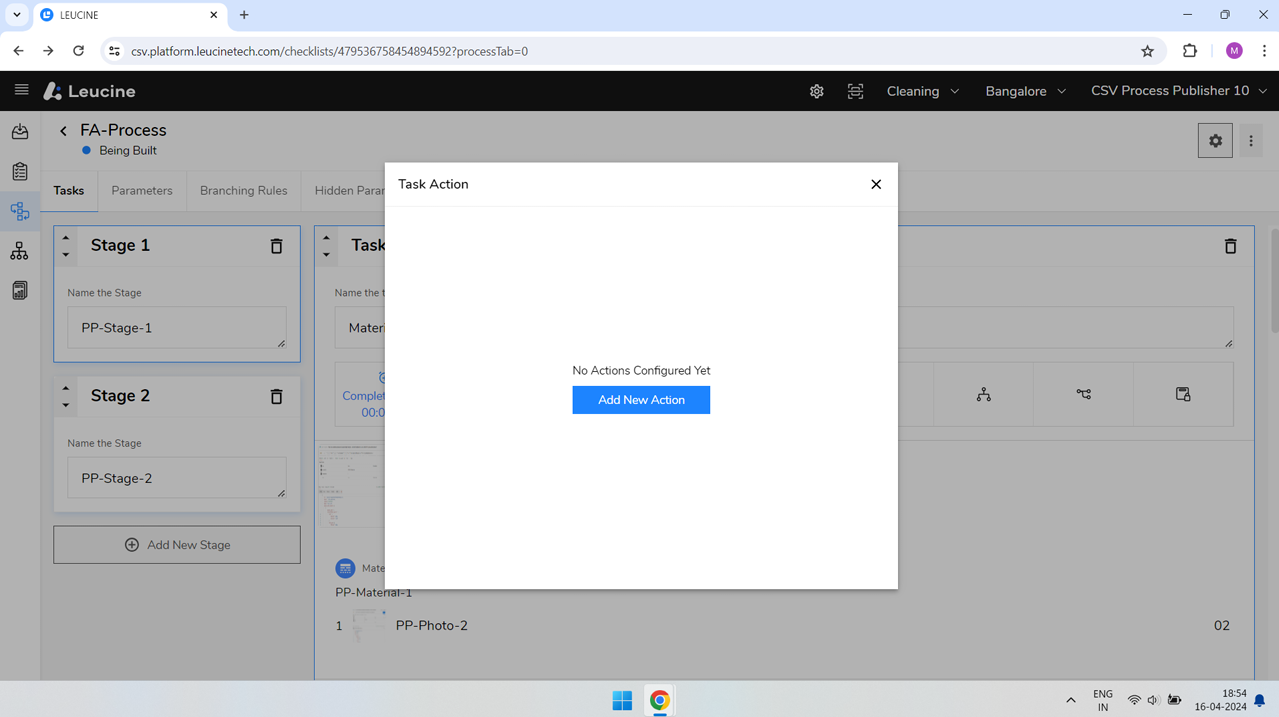 How to Add a 'Create Object' Task Action in Your Prototype
