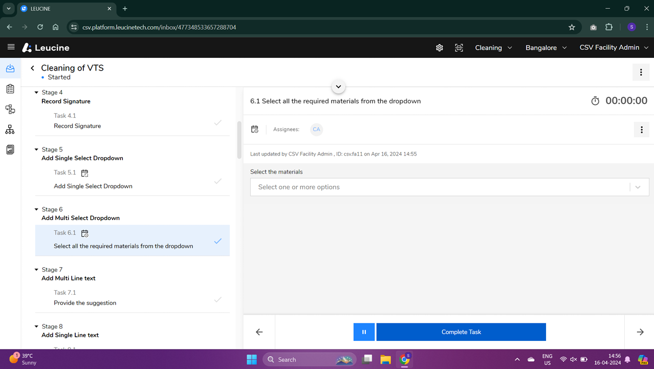 How to Execute the Multi Select Dropdown Process Parameter of a Job
