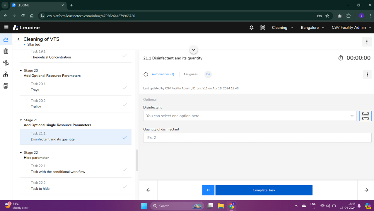 How to Execute the Single Resource Selector Process Parameter in a Job Task